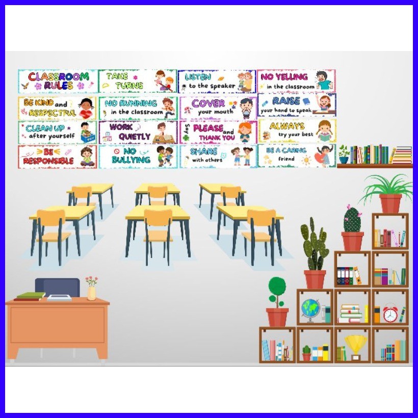 Laminated Classroom Rules Posters |Classroom Decor | Teacher Bulletin ...