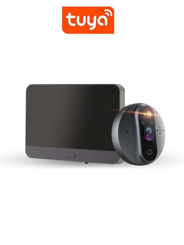 Smart Video Doorbell Wireless WiFi Voice Intercom Electronic Cat Eye ...