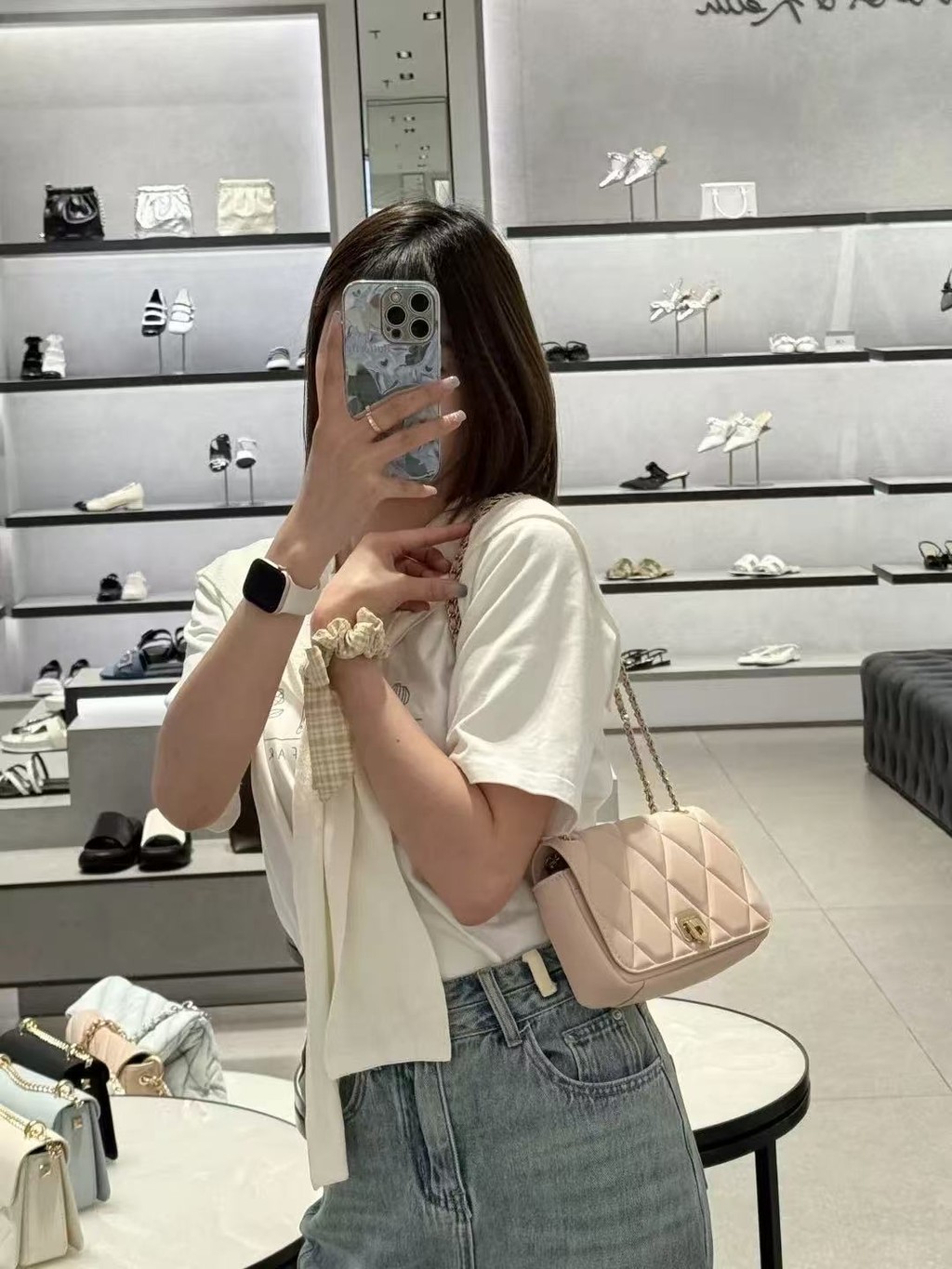 New 20671747 fashionable rhombus chain single shoulder diagonal small ...