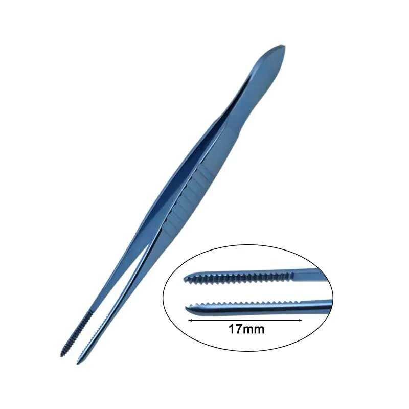 GREATLH Autoclavable Forceps With Teeth Surgical Tweezers Clamp Eyelid ...
