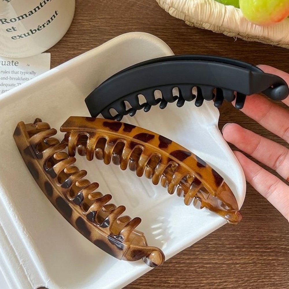 Banana Clip Hair Clip High Ponytail Grips Hairpin Vertical Clip ...