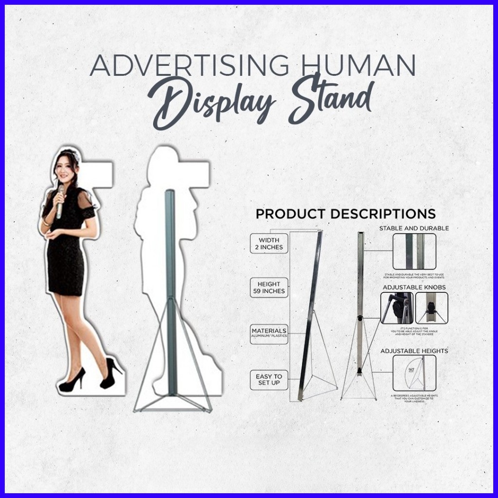 KGS Life Size Board Standee/ Human Board Standee 1.2/ 1.5 Meters ...