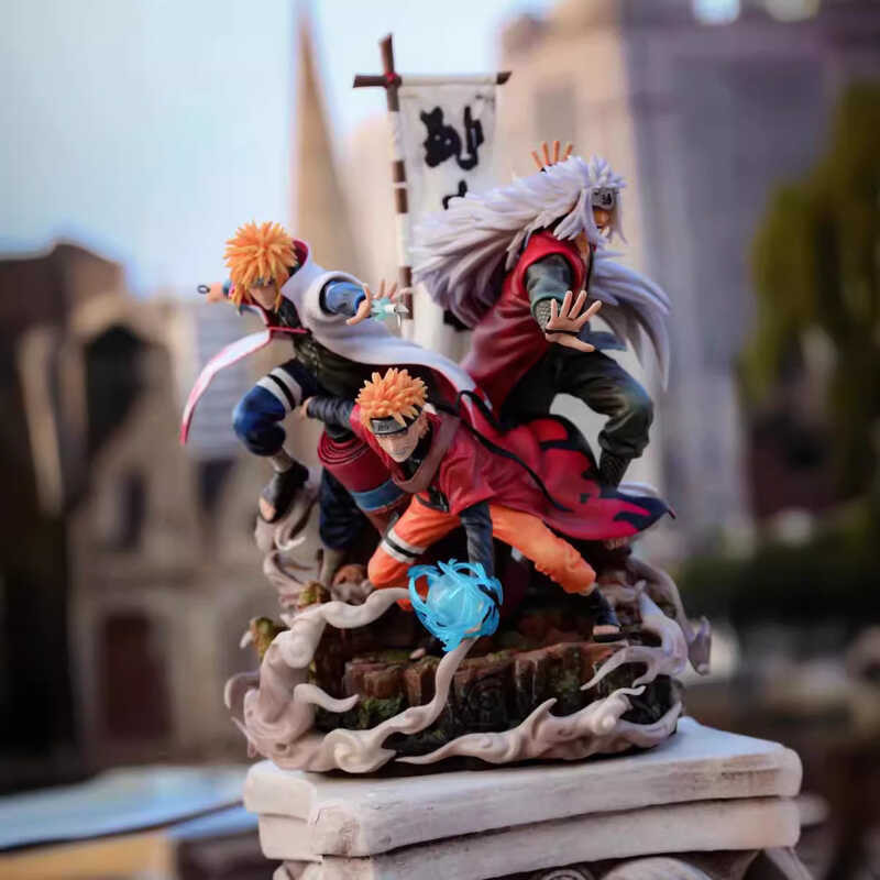 Naruto CW Giant Wave GK Bond. E Naruto Jiraiya Watergate Statue Model ...