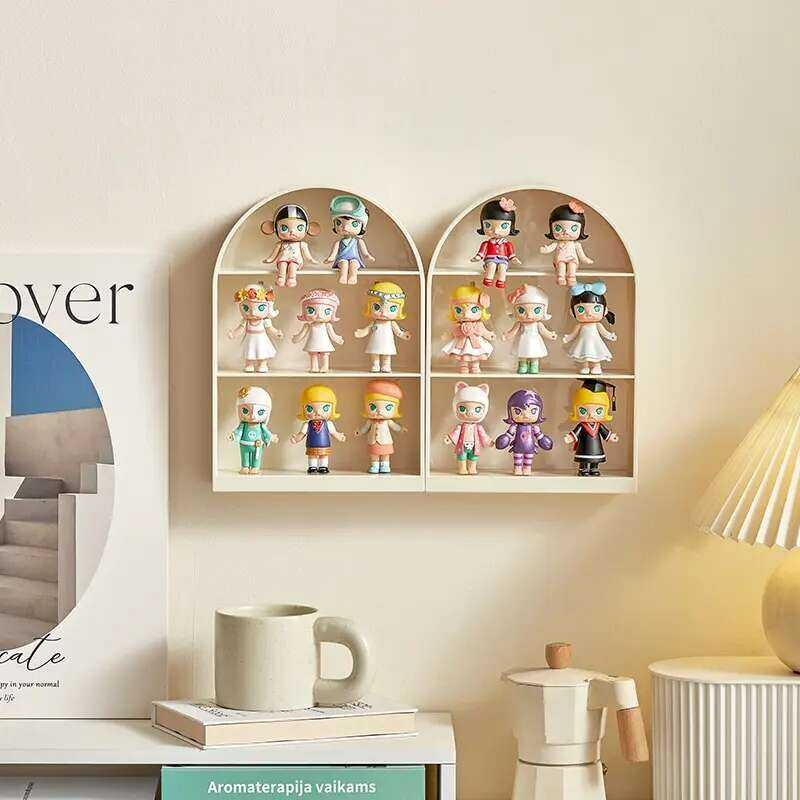 Wall-Mounted Doll Blind Box Storage Box Creative Pop Mart Fig Display ...