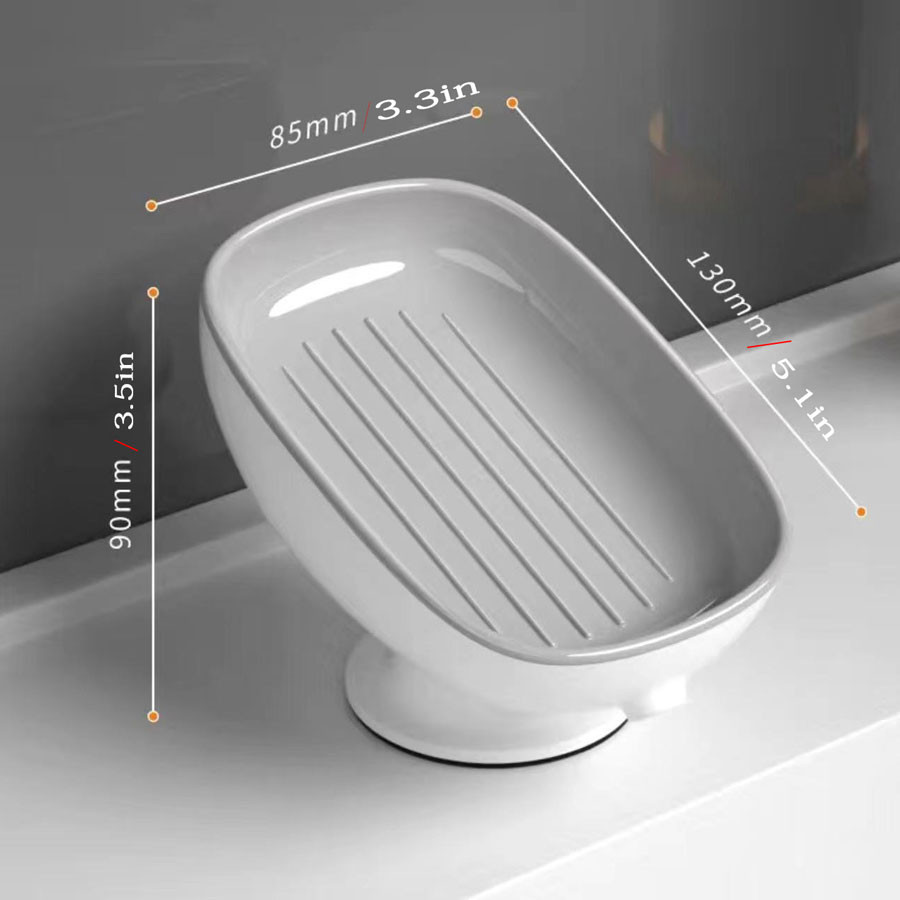 Light luxury hole-free soap box water-draining household soap box ...