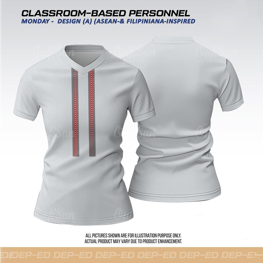 Deped Uniform 2025 WEDNESDAY Uniform For Male Classroom-Based Personnel ...