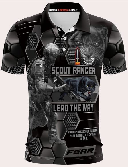 SCOUT RANGER PHILIPPINES TACTICAL 3D full sublimation Polo T-shirts ...