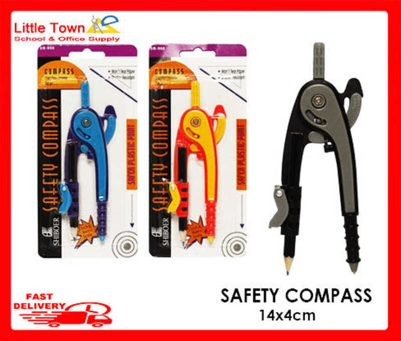 Safety Compass Inch & Metric Scale Plastic Compass | Shopee Philippines