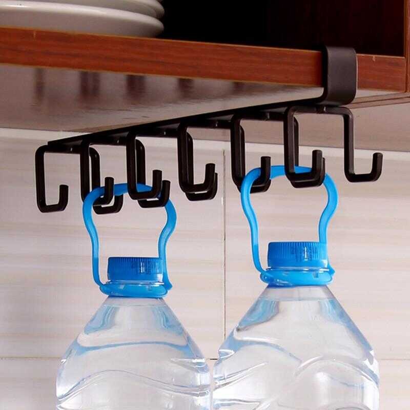 Japanese Style Thickened Flat Iron Cabinet Under Hanging Rack Drilling ...
