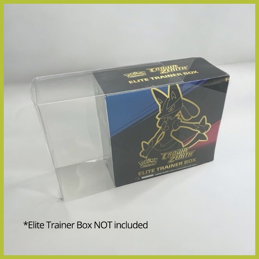 Pokemon Elite Trainer Box Protector | Clear PET Plastic Case | ETB ...