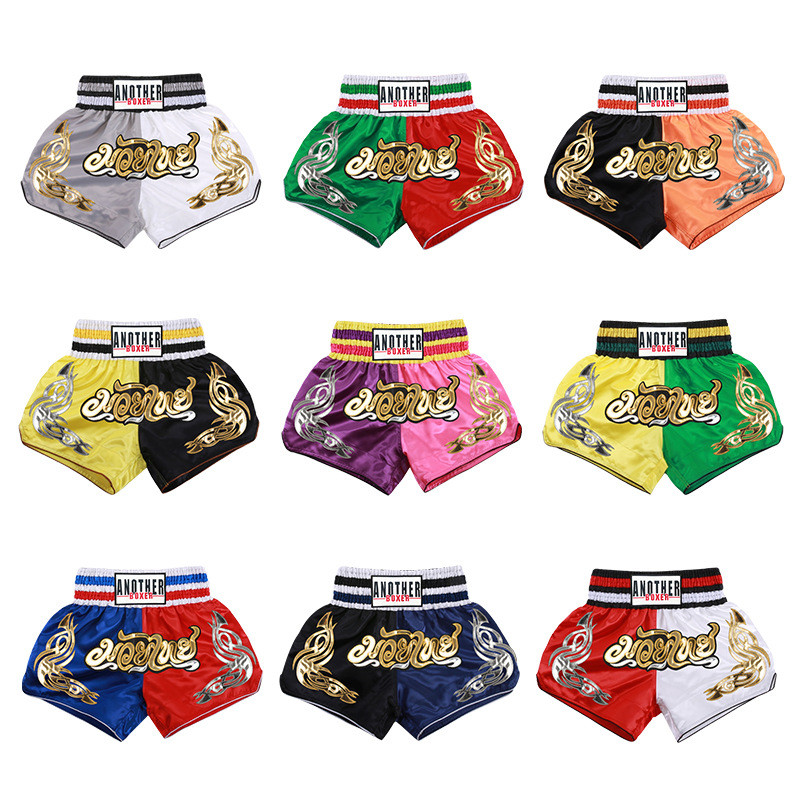 Boxing Shorts Fighting Pants Muay Thai Shorts Head Boxing Shotgun ...