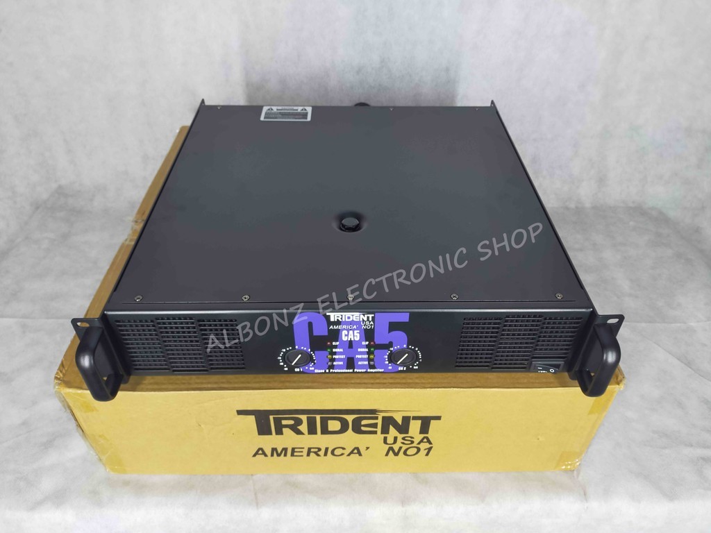 400Watts RMS Professional Power Amplifier Trident CA5 | Shopee Philippines