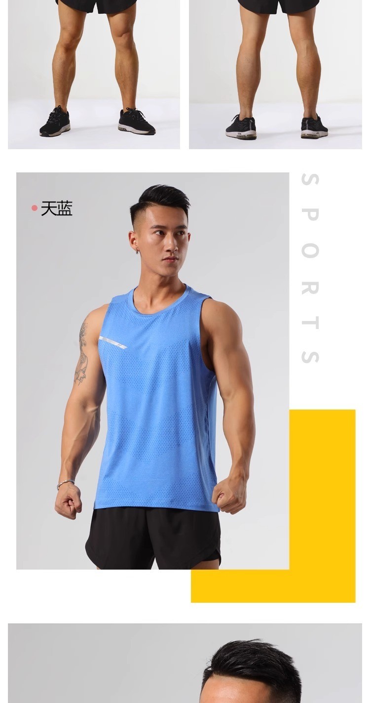 Ice Silk Quick-Dry Outdoor Sports Sando for Men - Breathable Gym ...