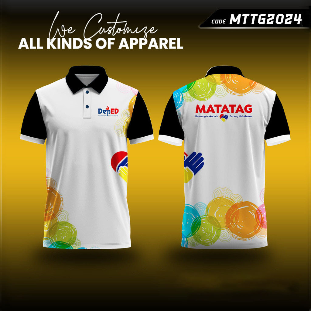 DEPED MATATAG POLO UNIFORM FULL SUBLIMATION POLO-Shirt FOR WOMEN AND ...