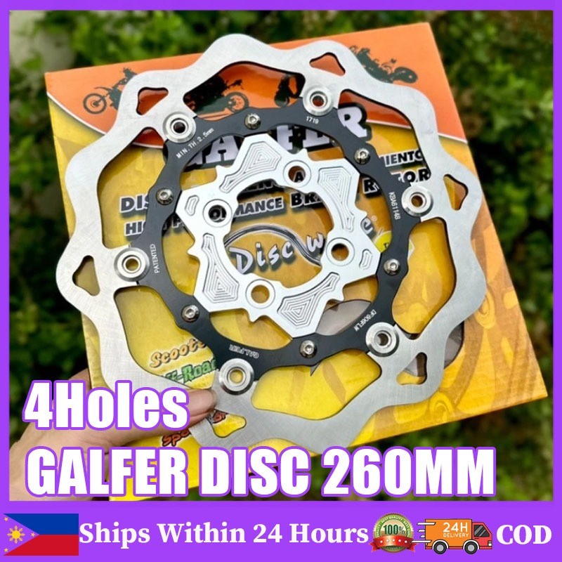 GALFER DISC 260mm (Common 4Holes) Wave/Xrm/Mio/Click Ktm Front Disc ...