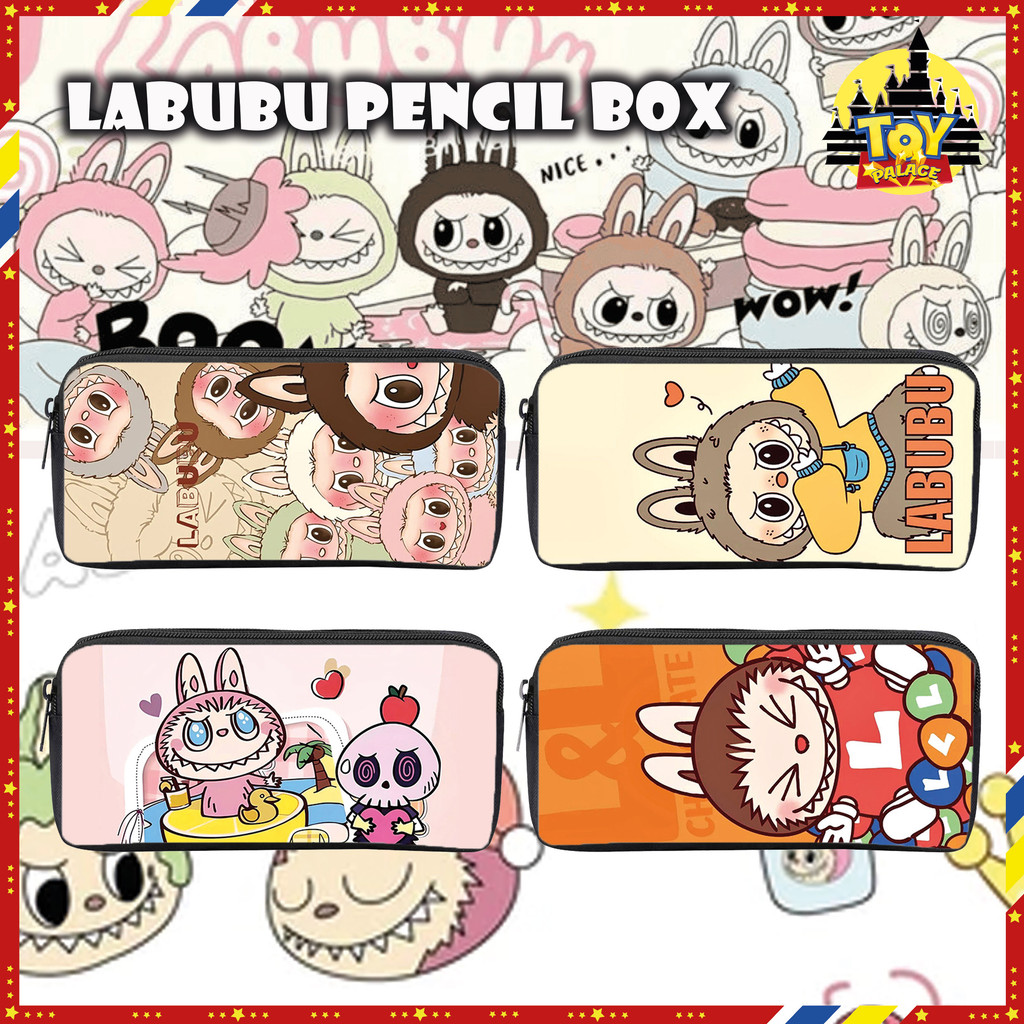 Labubu Pencil Case Stationery Box Primary School Student Cartoon Print ...