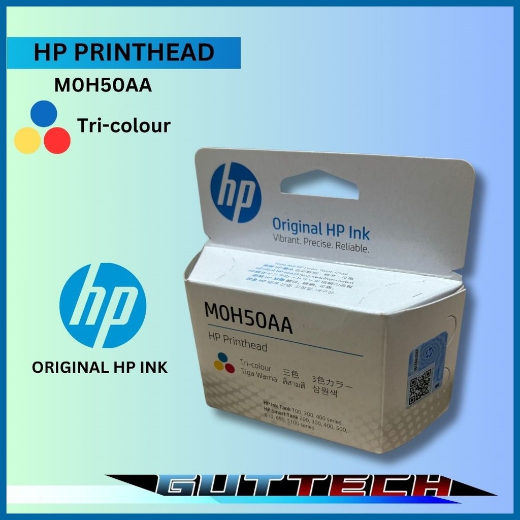 ♠ HP Printhead M0H50AA Tri-colour For Smart Tank 200/300/400/500/515 ...