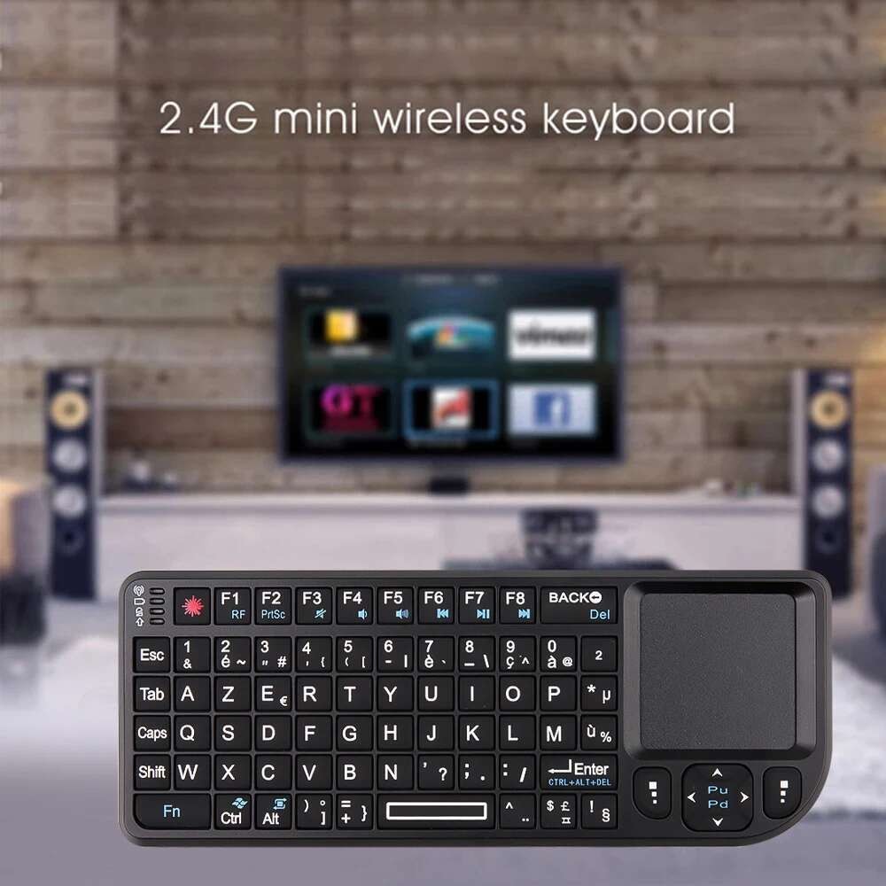 English Backlit Russian 2.4G Air e Remote with TouchPad for Android TV ...