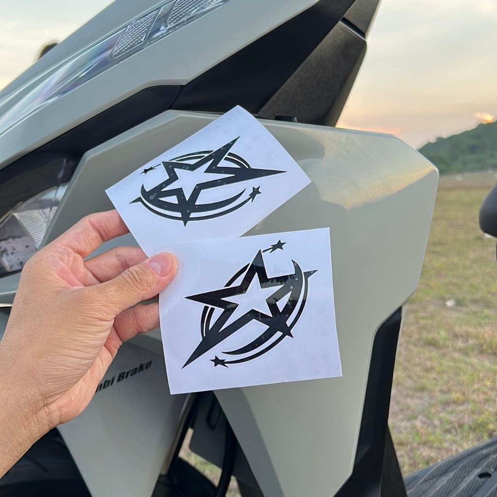 Star Sticker Decals for Motorcycle Waterproof Stickers Motors Galaxy ...
