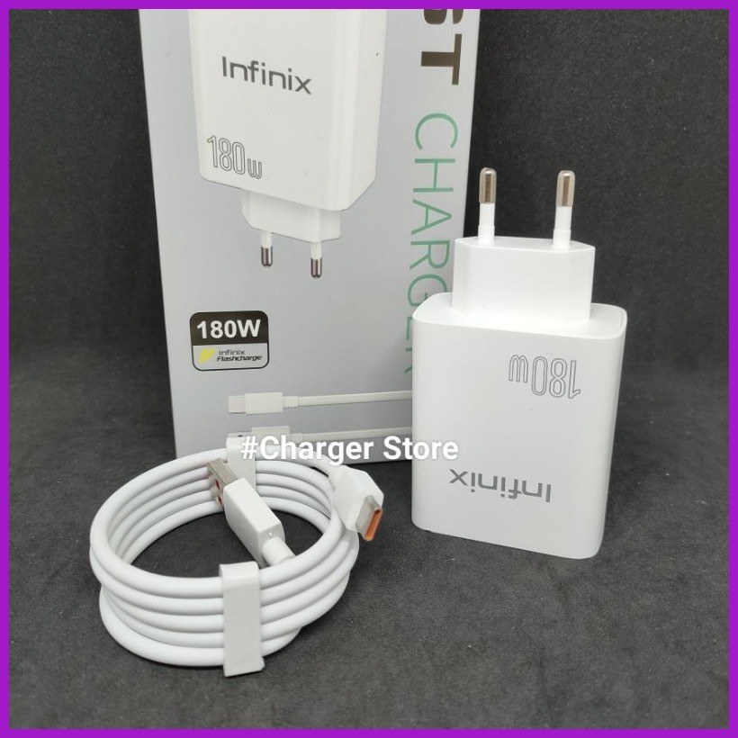 Charger Infinix Fast Charging 180W Type C Hot 11 11S Zero 3 Zero 5 Note ...