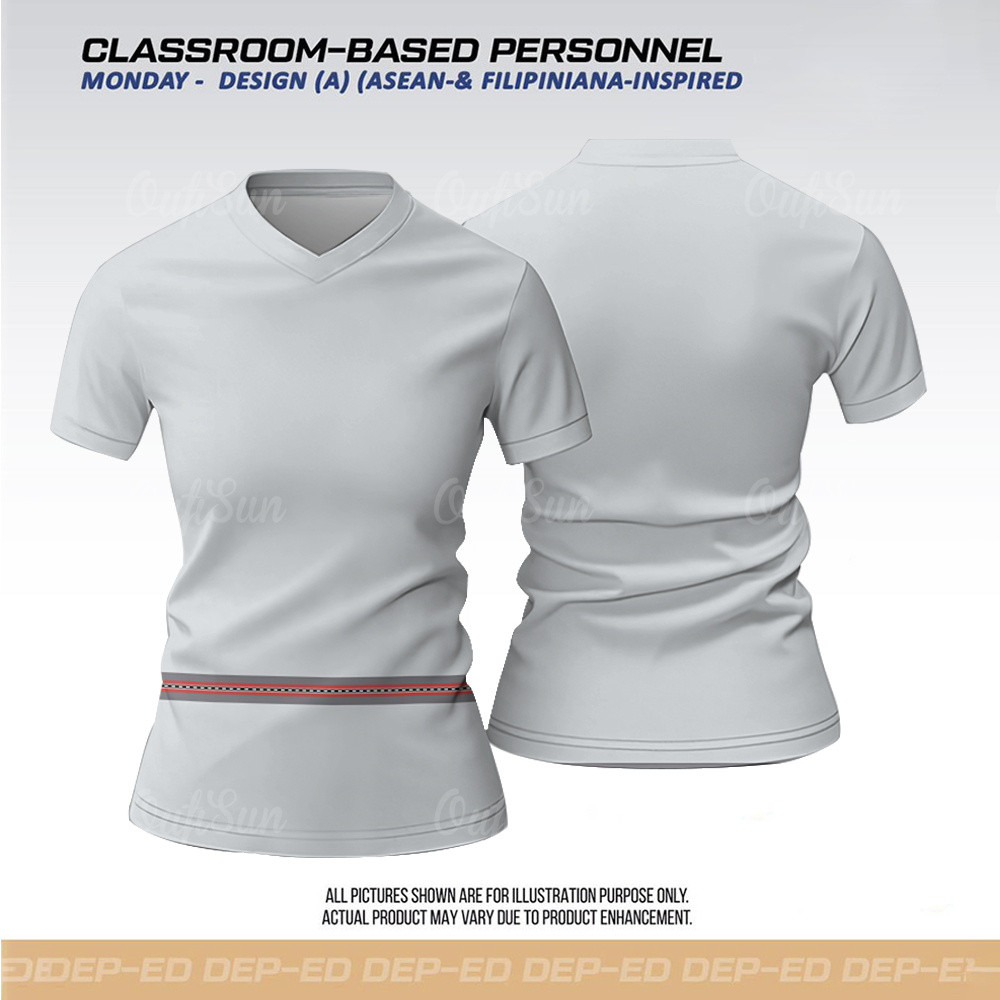 Deped Uniform 2025 WEDNESDAY Uniform For Male Classroom-Based Personnel ...