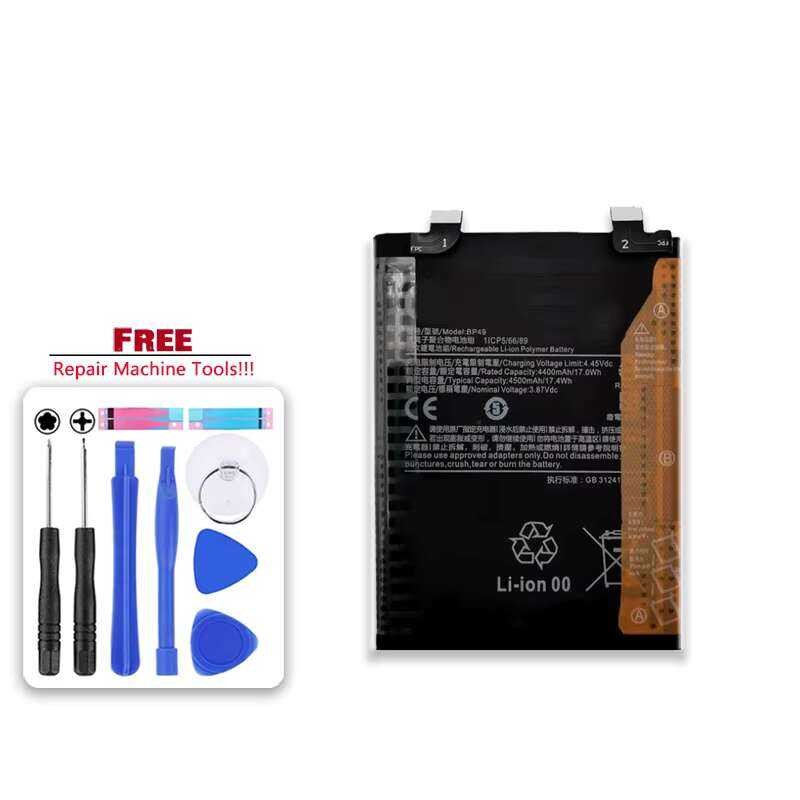 For Xiaomi Poco F4 5G/For Redmi K40S BP49 Battery 4500mAh and 5100mah ...