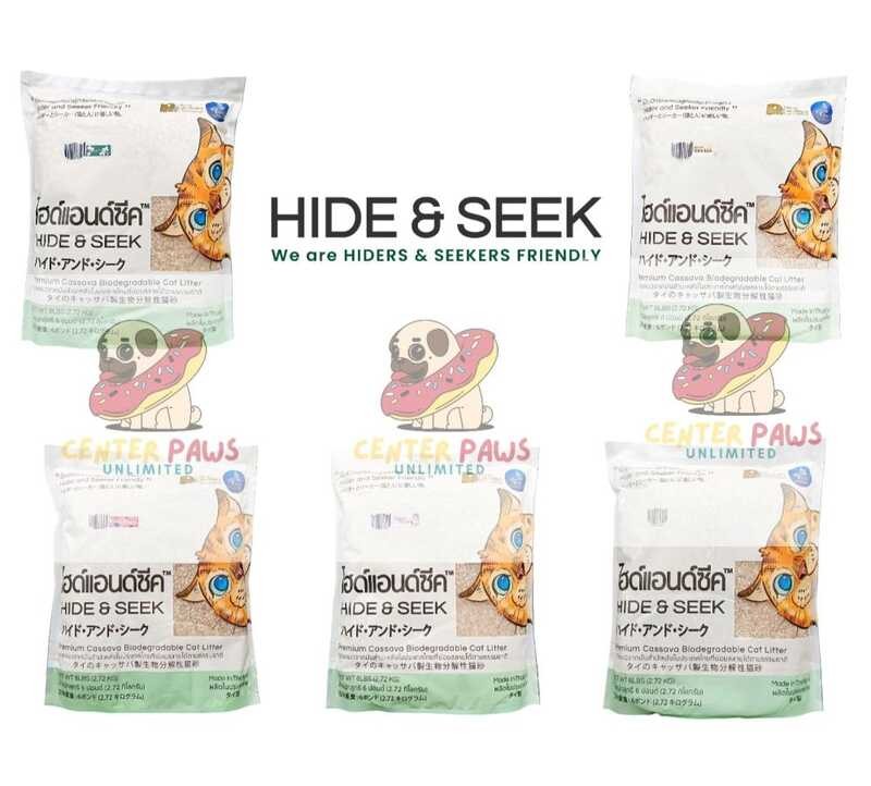 HIDE & SEEK Cassava Cat Litter (5 Variations) | Shopee Philippines