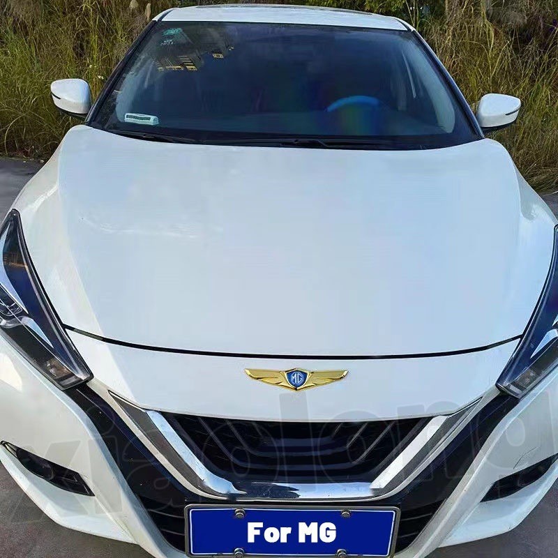 LT sale cod For MG Stainless Steel Car Logo Car Front Cover Car Hood ...