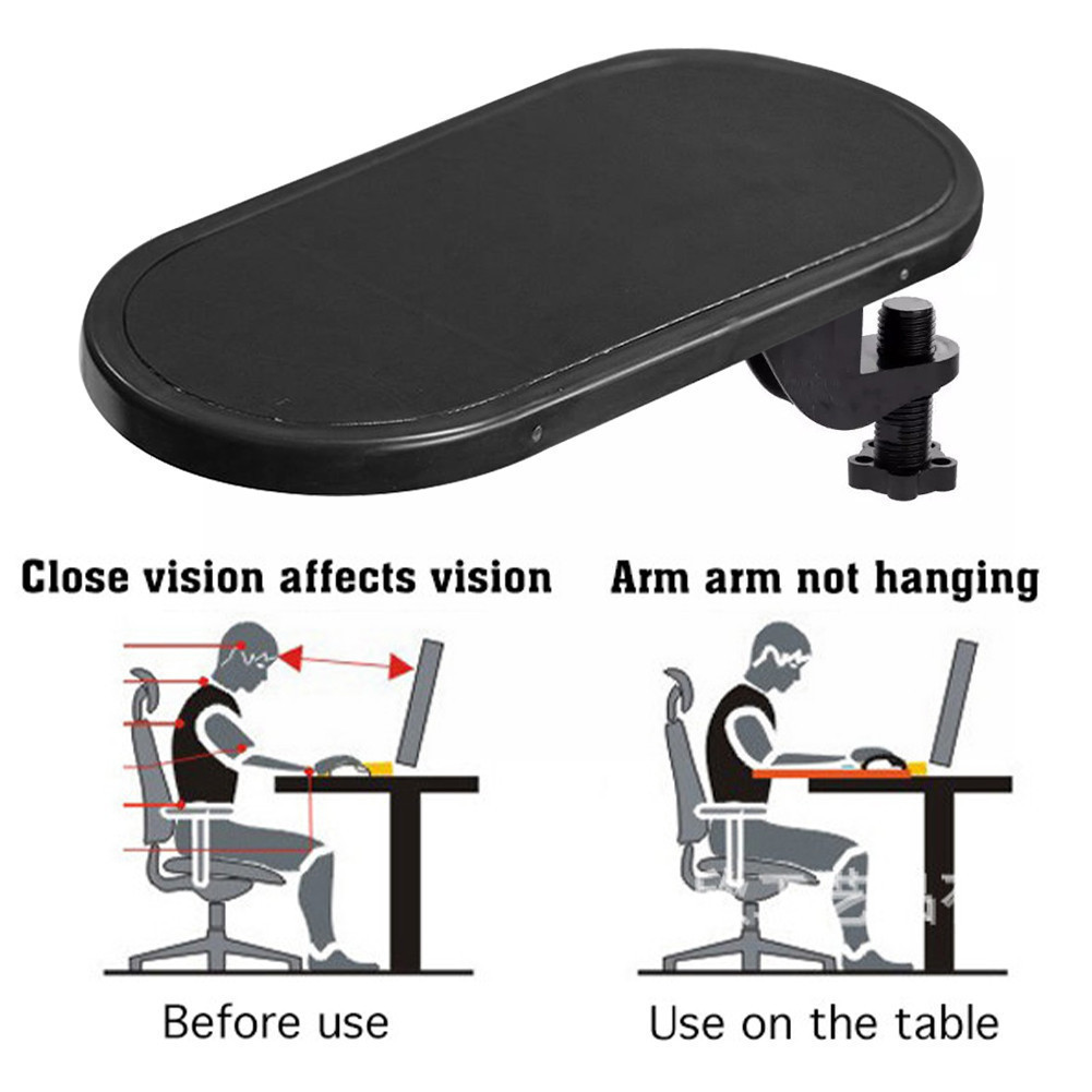 Computer Armrest Pads Swivel Adjustable Support Mouse Pads Desk ...