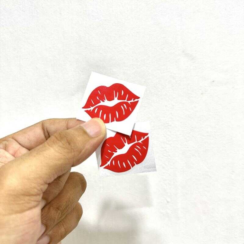 Kiss Mark Sticker Decals Cutout Vinyl Waterproof (1Pc) | Shopee Philippines