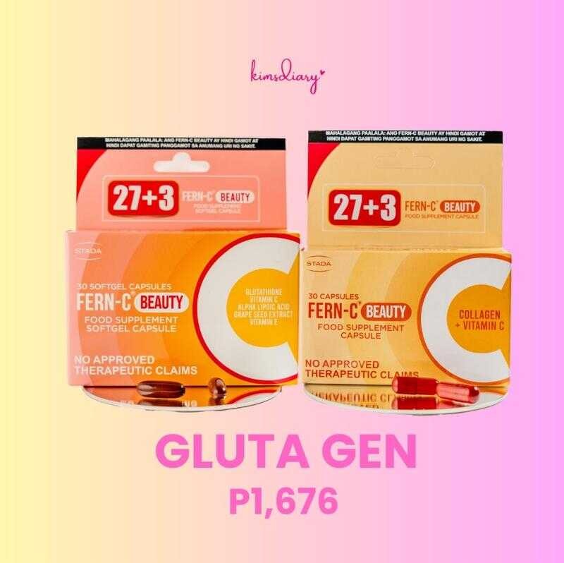 Fern C Beauty Glutagen 1 Each (30'S Gluta & Colla) | Shopee Philippines
