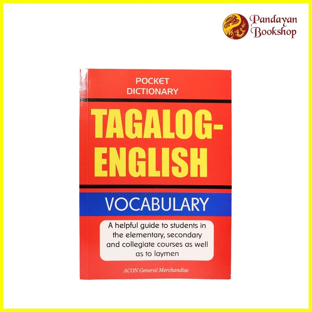 Tagalog-English Vocabulary Pocket Dictionary | Shopee Philippines