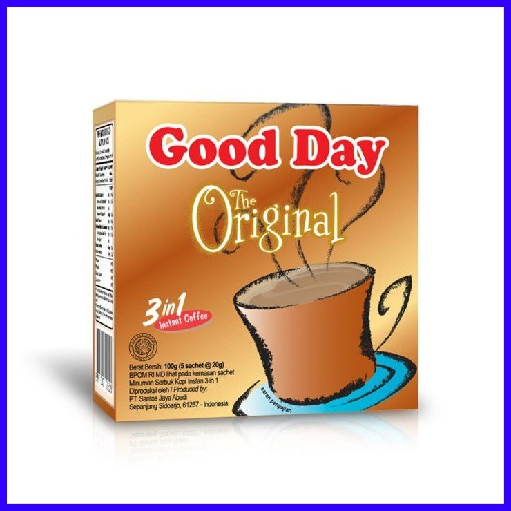 Good Day 3in1 The Original Instant Coffee Drink | Shopee Philippines