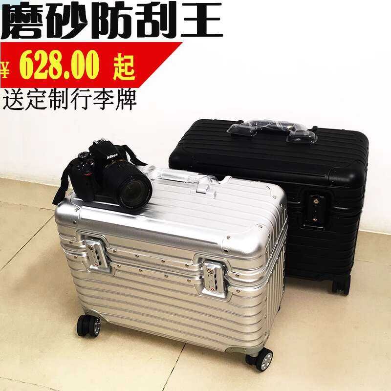 All aluminum magnesium alloy metal photography trolley travel luggage ...