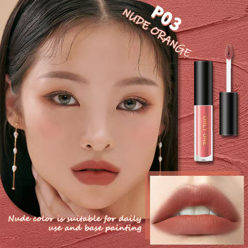 OHLY ONE Water Tint Lip Glaze Waterproof Long Lasting Airy Matte Liquid ...