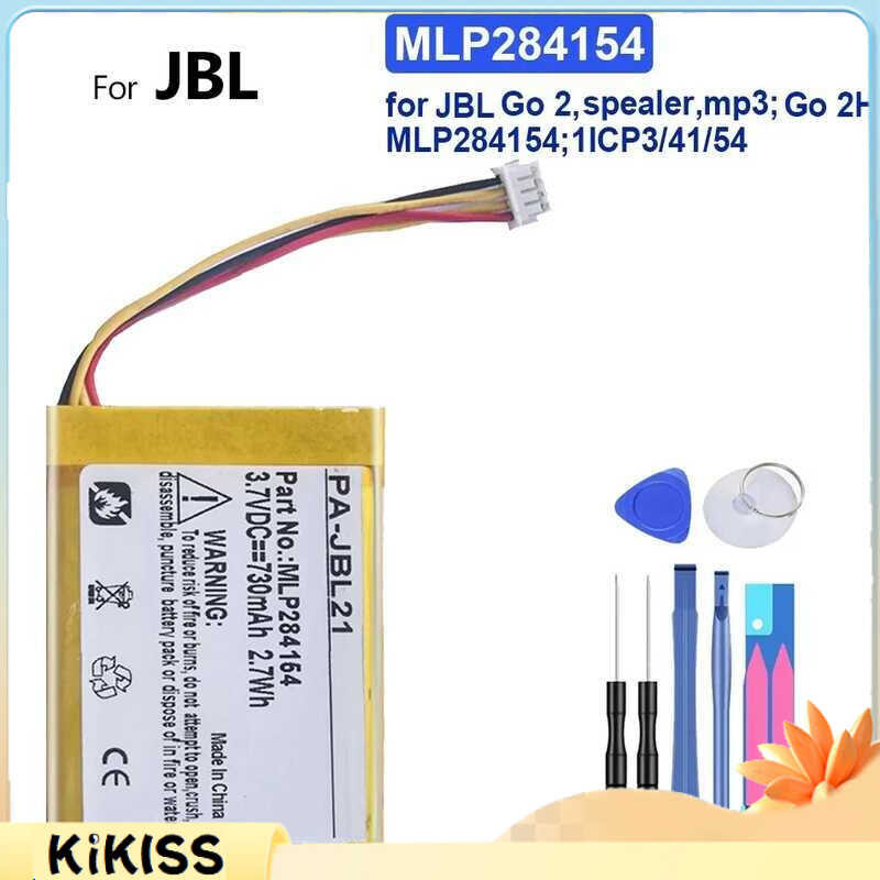 Go2 MLP284154/ GO3 730mAh Battery for jbl GO for JBL Go 2 For JBL GO3 ...