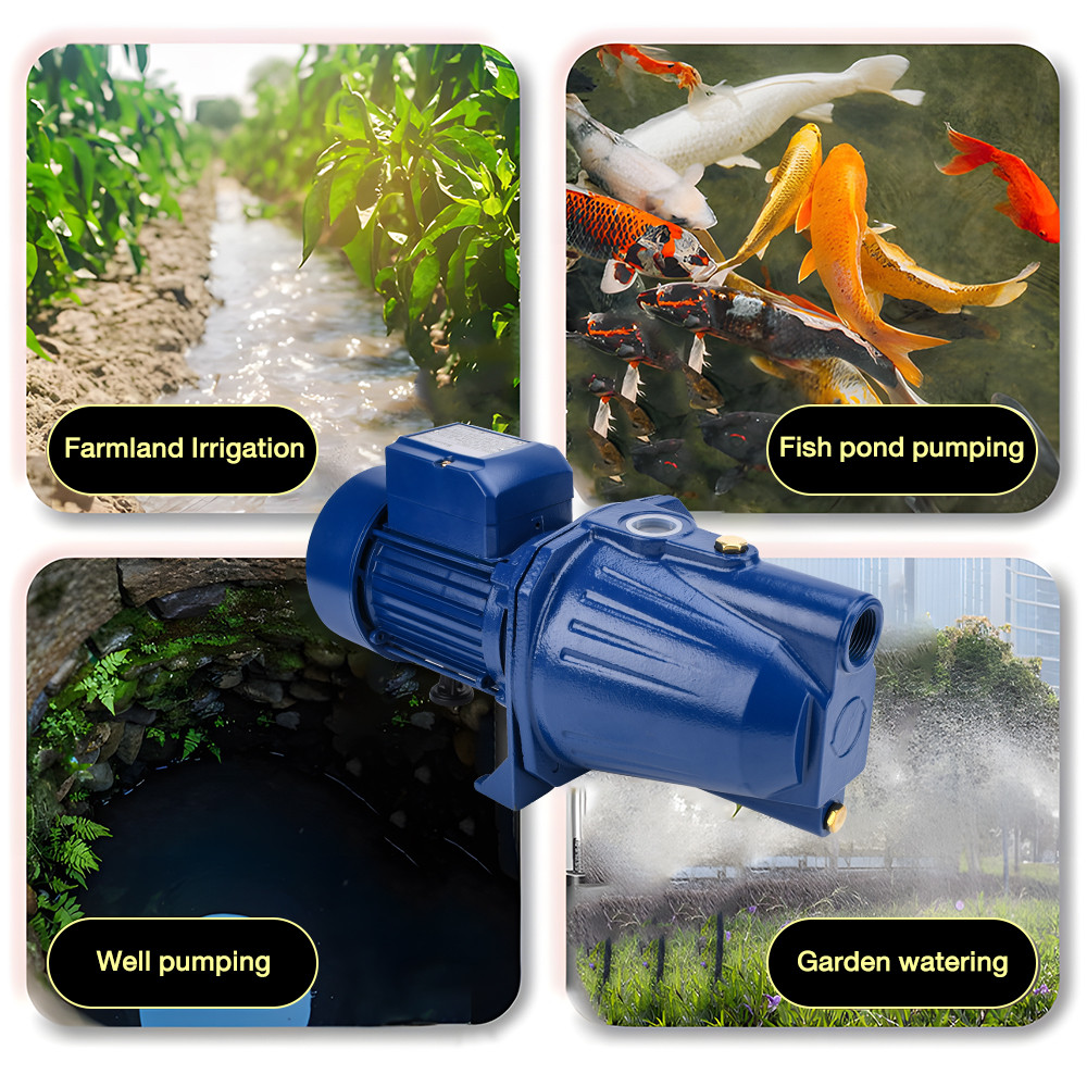 5HP Jet Pump Electric Water Booster Pump Self Priming Jetmatic 3750W ...