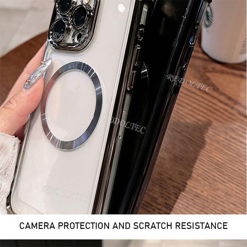 Huawei Nova Y73 Case Magnetic Shockproof Transparent With Magnet Ring ...
