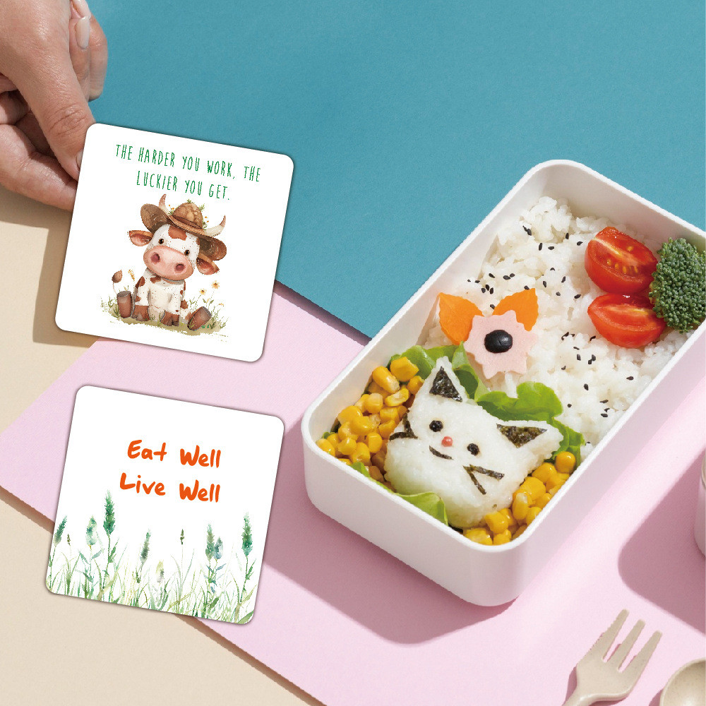 Lunch Box Notes for Kids, 60 Pcs Cute Positive Affirmation Cards ...