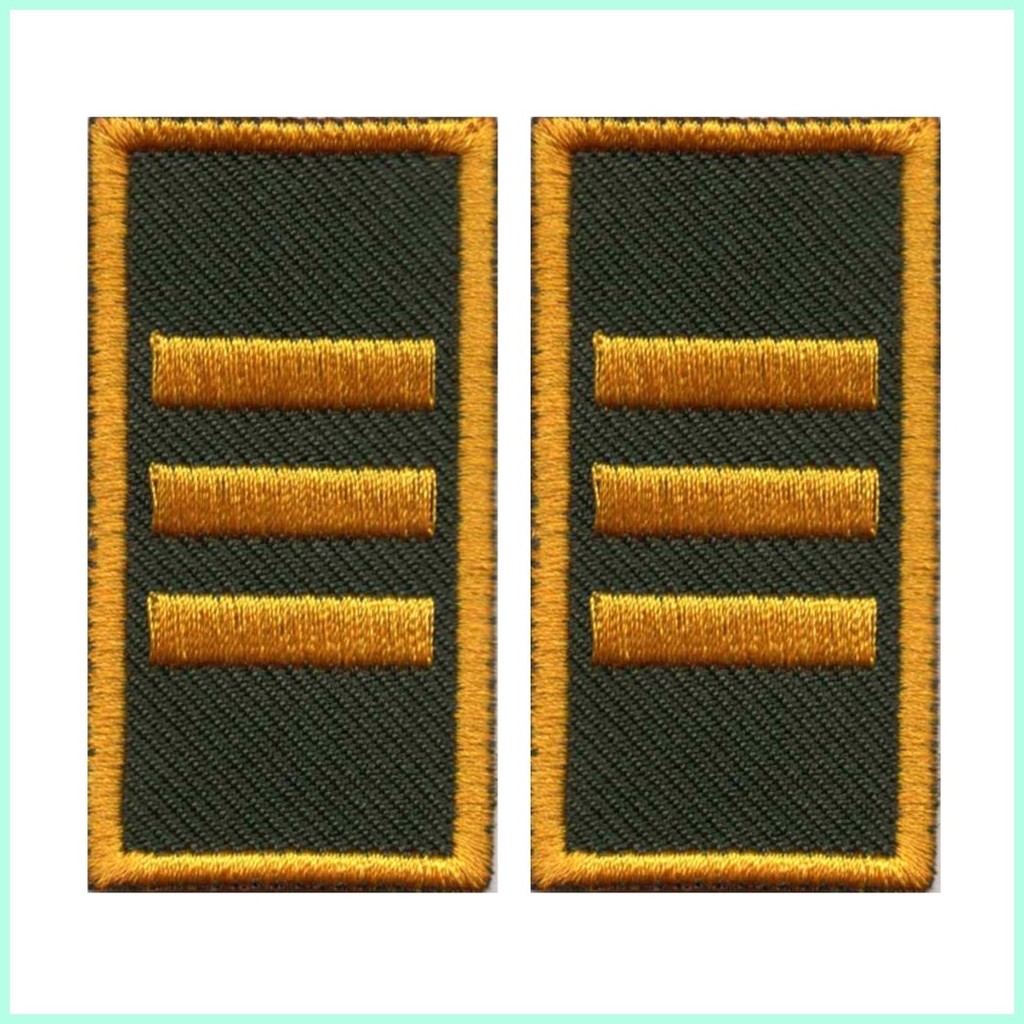 ♞ROTC RANK PATCH WITH VELCRO (pair) 2 PIECES | Shopee Philippines