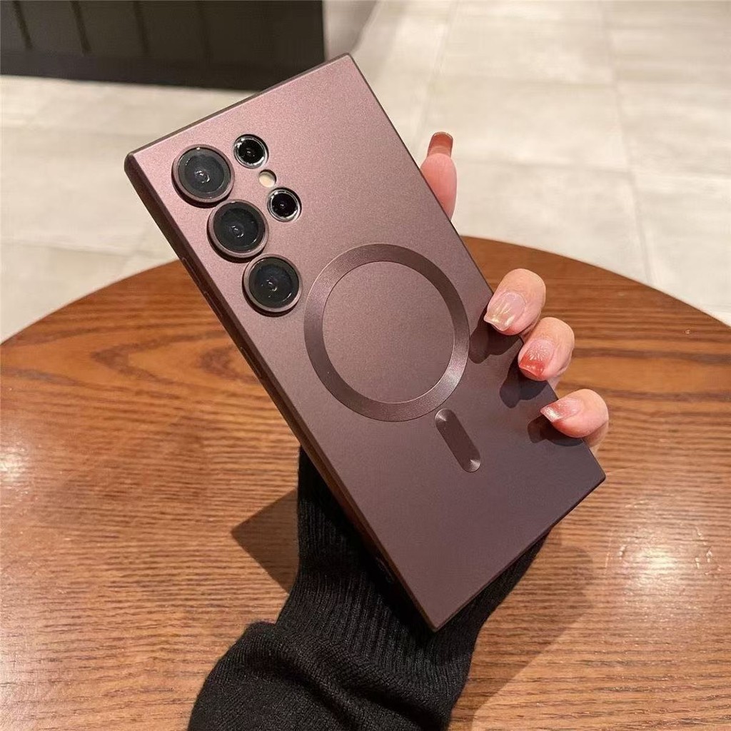 Luxury Black Matte Magnetic Case for Samsung Galaxy A07 A17 A05 M05 F05 ...