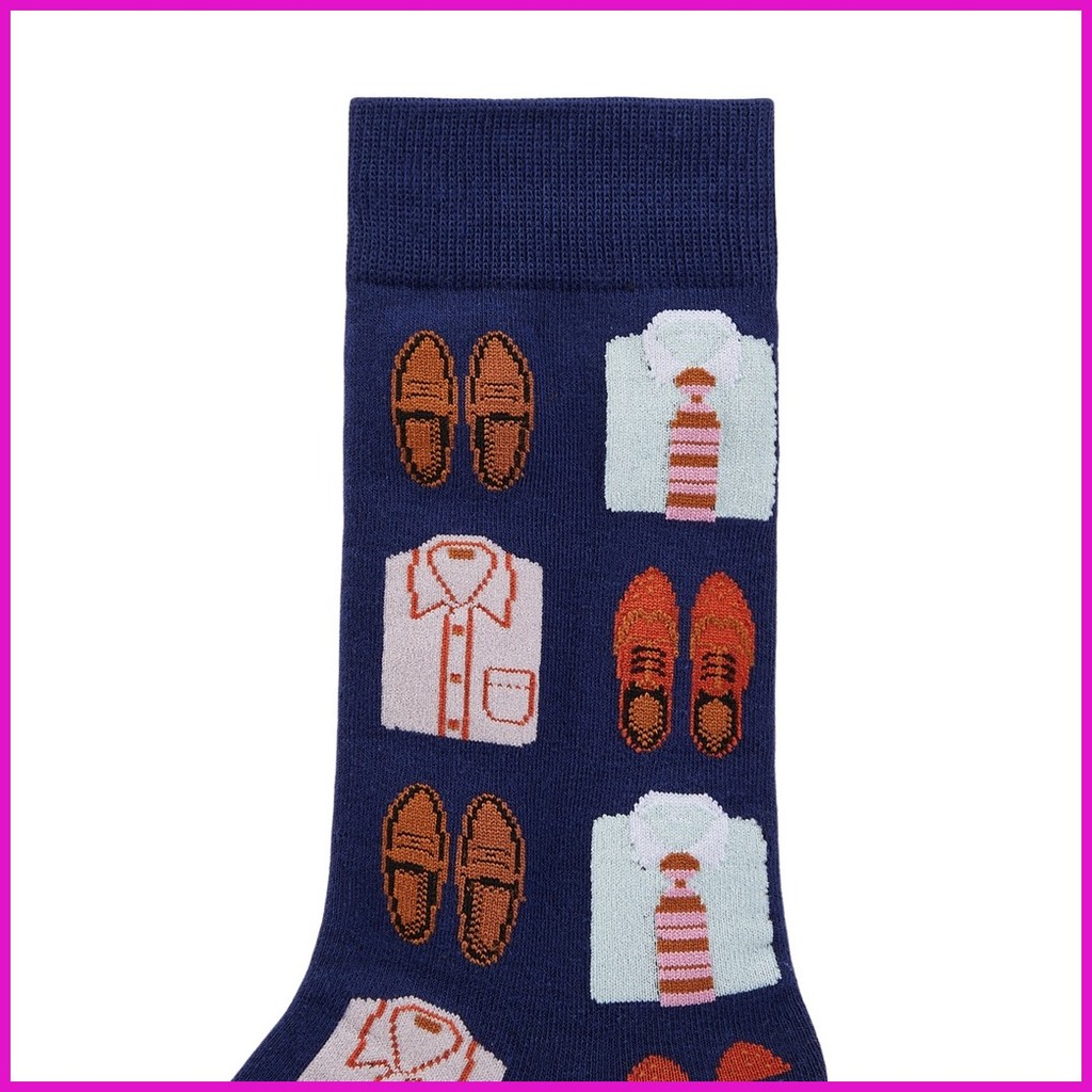 IDENTITY Apparel Workday Printed Crew Length Socks | Shopee Philippines