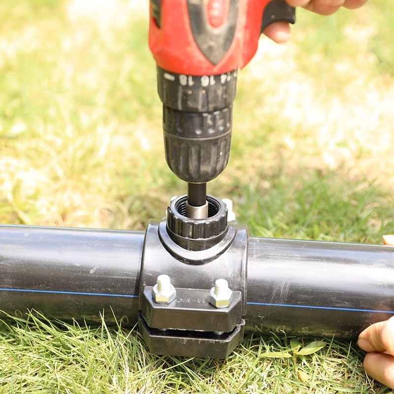 PE Compression saddle clamp Saddle Clamp for Water Pipe Coupling ...