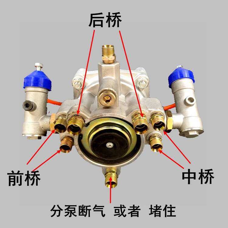 Adjustment Intelligent ABS Three-Axle Synchronized Relay Valve Anti ...