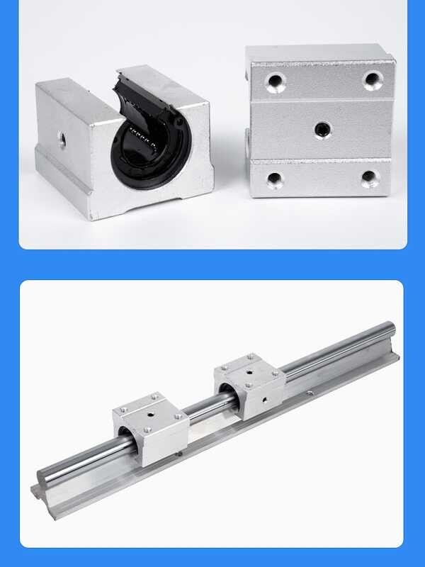 ☑♥ Aluminum Support Open Type Box Linear Slide Block Bearing SBR 12 13 ...