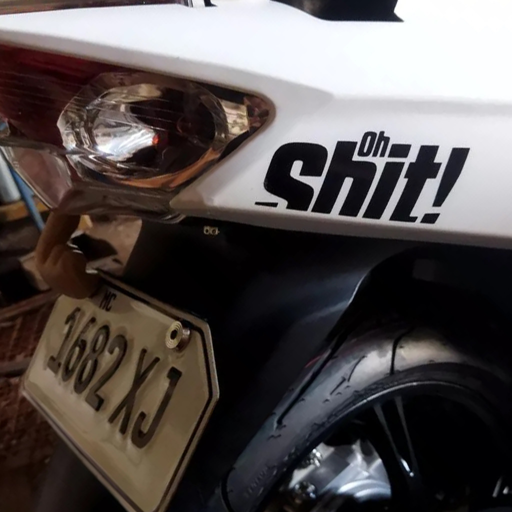 Oh Sheesh Sticker for Motorcycle Stickers Waterproof Decals Motor Life ...