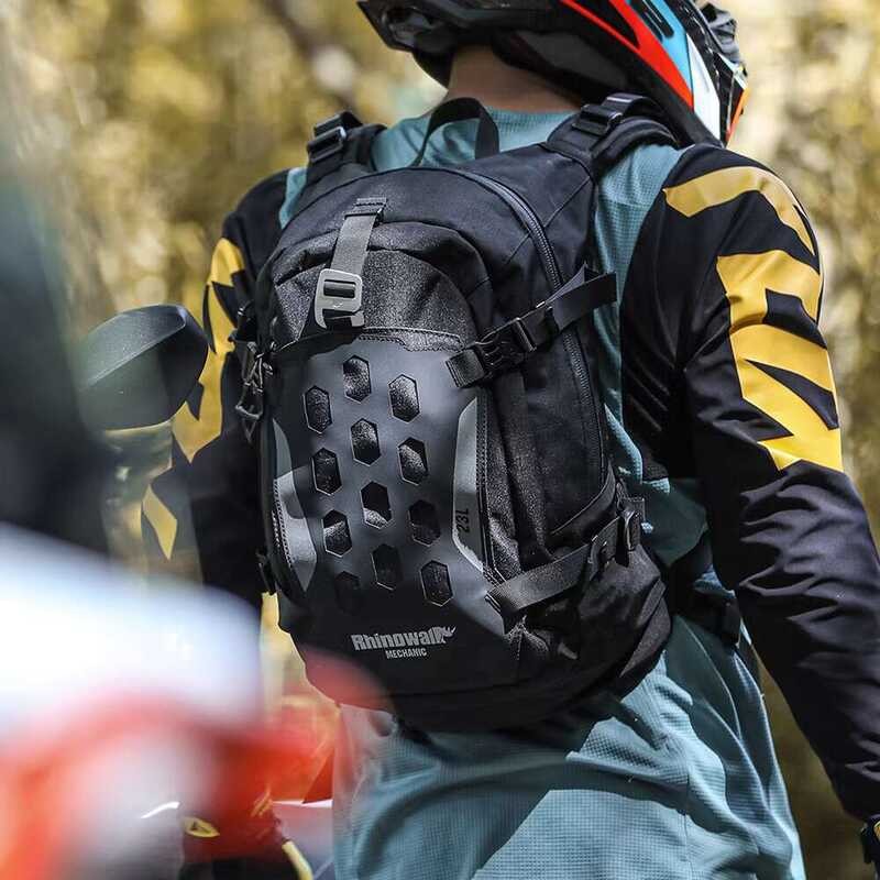 Rhinowalk Knight Bag Mechanic Riding Backpack Quick Release Magnetic ...