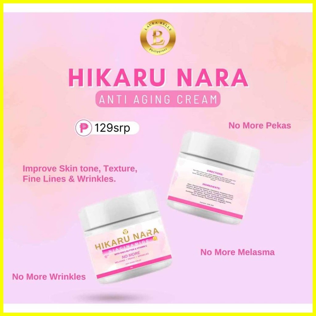 HIKARU NARA ANTI AGING CREAM | Shopee Philippines