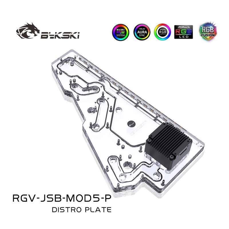 Bykski RGV-JSB-MOD5-P Waterway Plate for Chassis with Jonsbo MOD5 Case ...