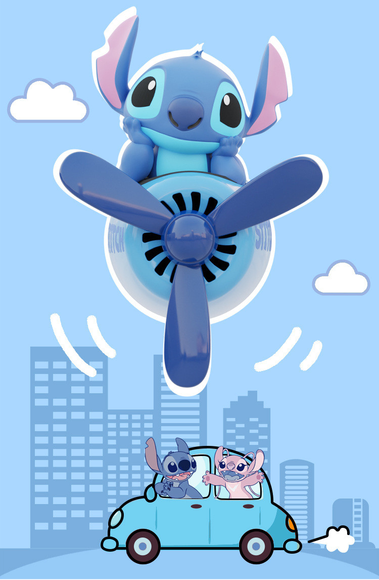 Official Stitch Car Air Freshener Vent Perfume Decoration Ornament ...